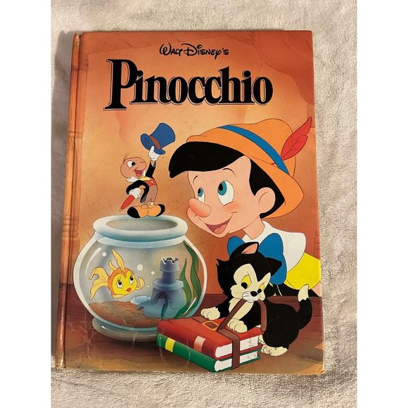 Disney | Other | Walt Disneys Pinocchio 986 Twin Books 96 Colorful ...